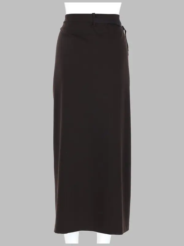 Paloma Wool Midi Skirt With Leather Detail