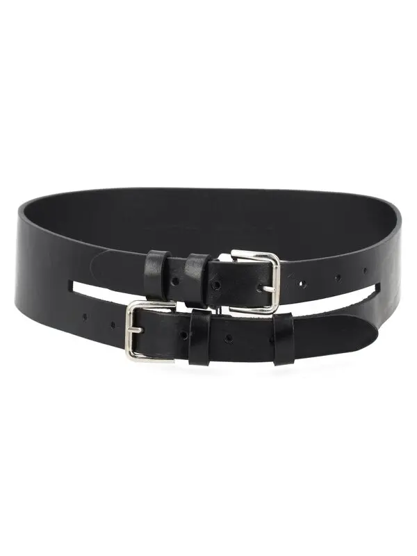 Paloma Wool Penelope Ii" Leather Belt - Black
