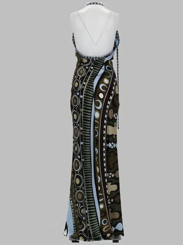 Emilio Pucci Abito Con Stampa Occhi