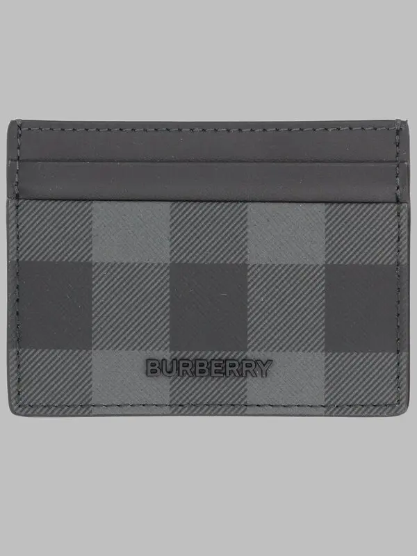 Burberry Check" Card Holder