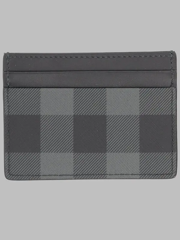 Burberry Check" Card Holder