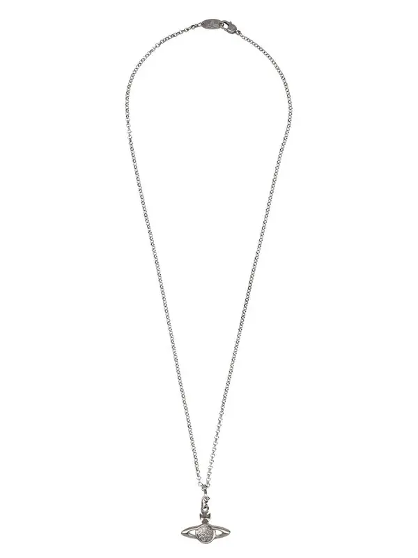 VIVIENNE WESTWOOD Mini Bas Relief Orb Pendant Necklace - Black