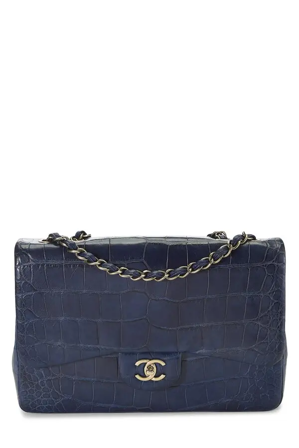 Chanel Alligator Half Flap