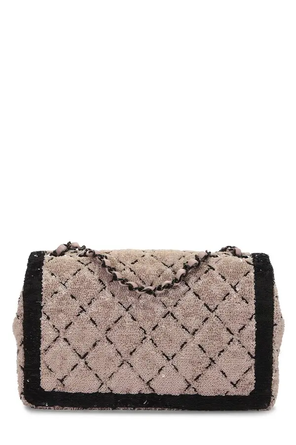 Chanel Sequin Half Flap Medium Bag