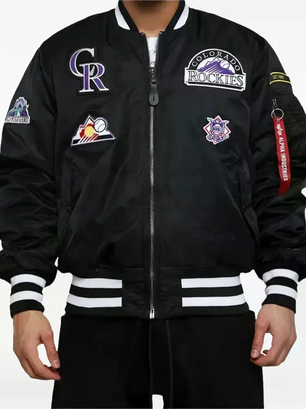 New Era Alpha Industries X Reversible Bomber Jacket - Black