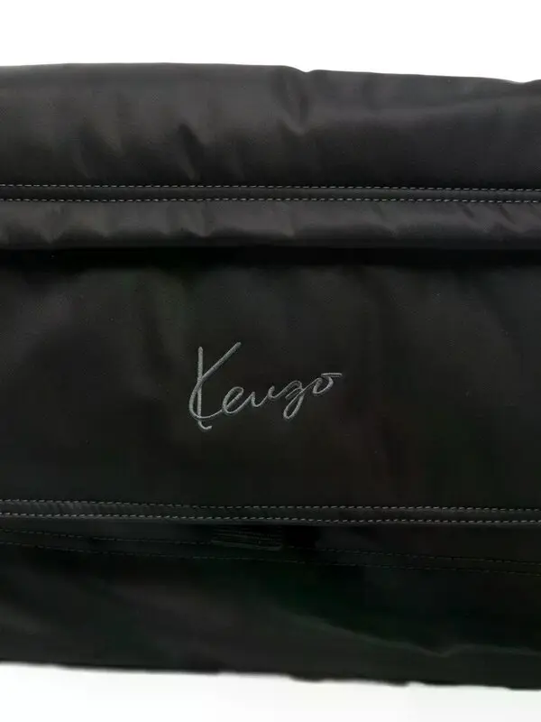 Kenzo Logo-embroidered Messenger Bag