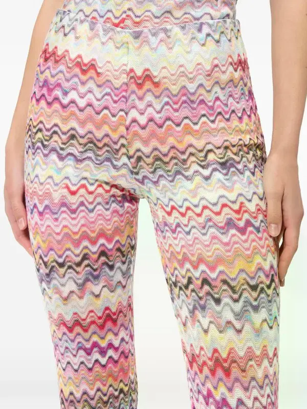 Missoni Zigzag Knit Flared Trousers