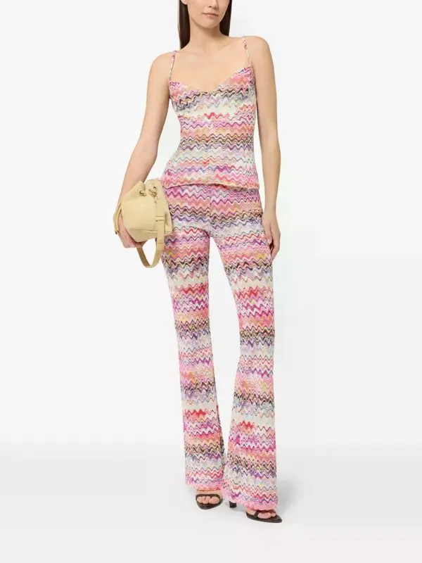 Missoni Zigzag Knit V-neck Top