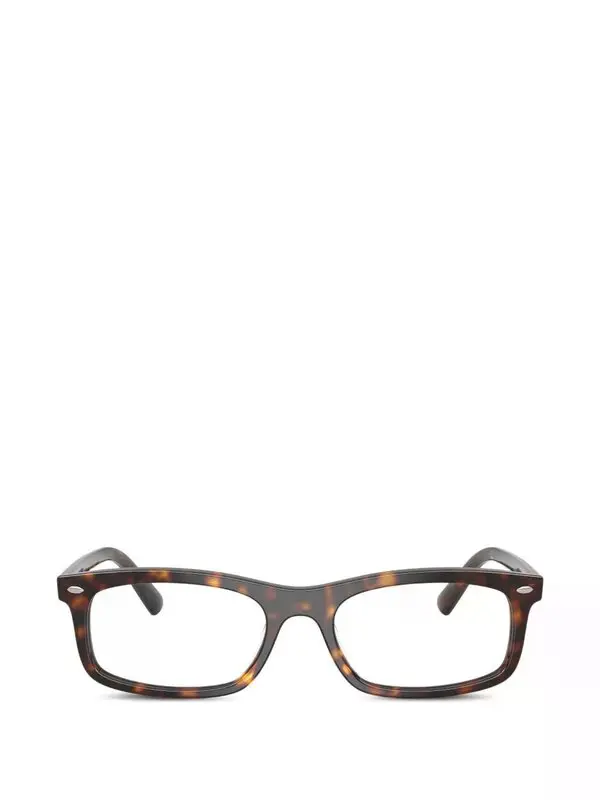 Ray-ban Rectangle-frame Glasses - Brown