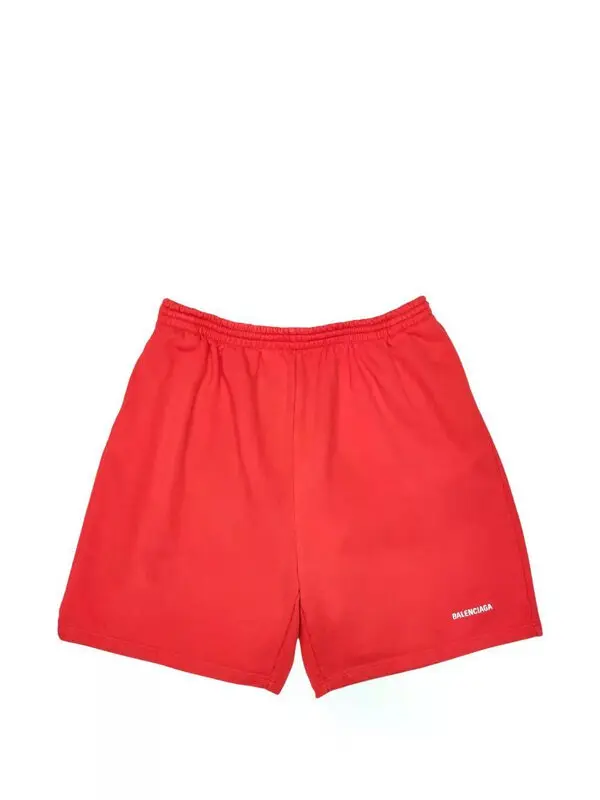 Balenciaga Embroidered Logo Shorts