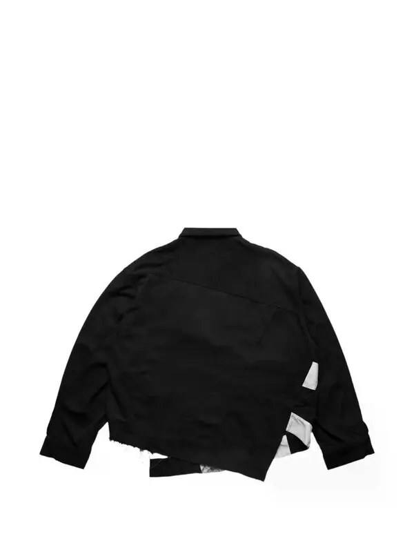 Comme Des Garçons Patchwork Twisted Denim Jacket