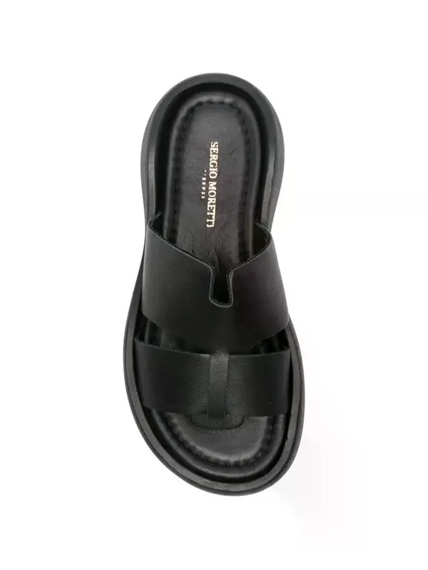SERGIO MORETTI FIRENZE Cut-out Platform Sandals