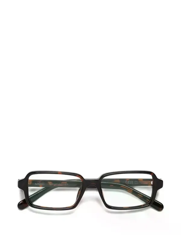 MAISON MARGIELA Tortoiseshell-effect Rectangle-frame Eyeglasses