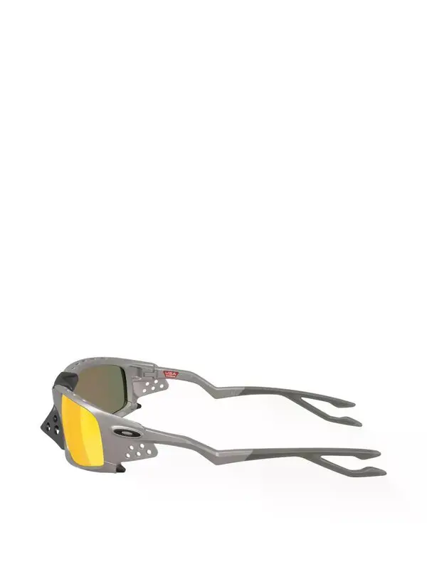 Oakley Plantaris Sq Rectangle-frame Sunglasses - Grey