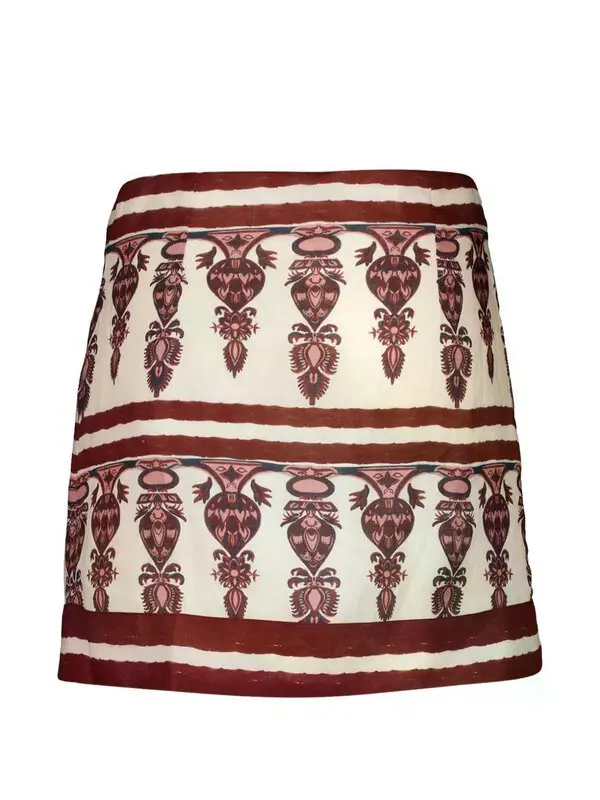 Johanna Ortiz Roots Wrap Skirt - Neutrals