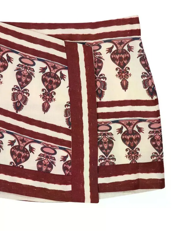 Johanna Ortiz Roots Wrap Skirt - Neutrals
