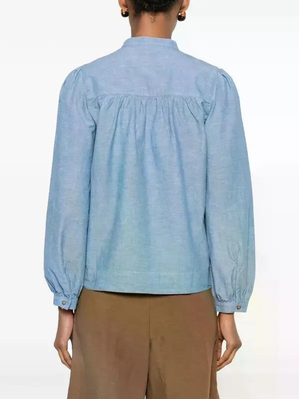 A.p.c. Gathered Babydoll Blouse