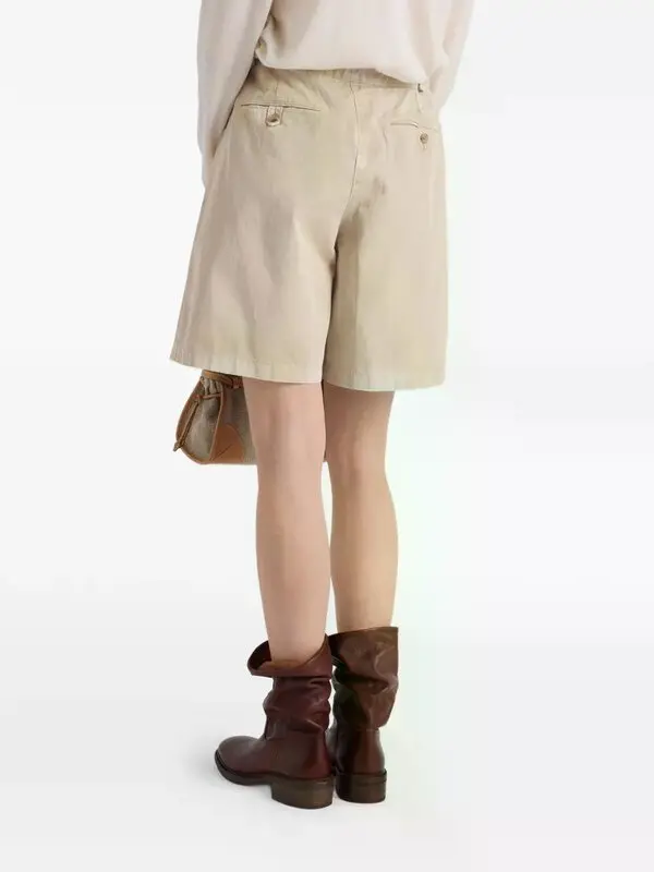 Prada Garment-dyed Old Gabardine Bermuda Shorts