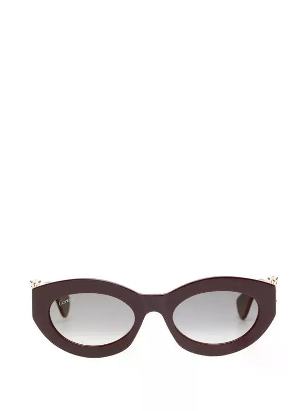 Cartier Panthère De Sunglasses - Red