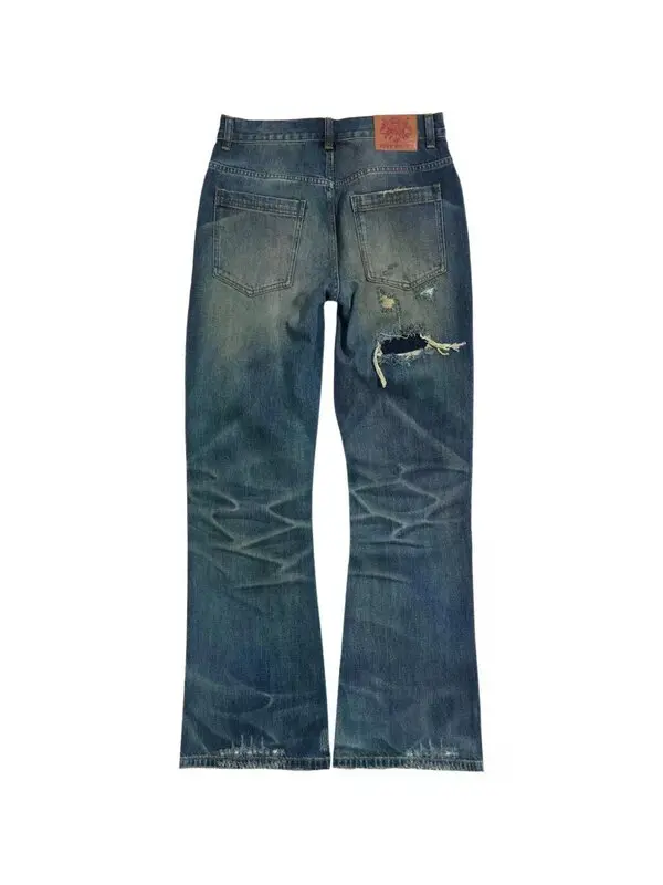 BIRTH OF ROYAL CHILD Distressed Bootcut Jeans