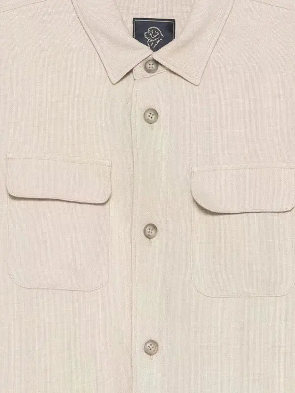 FAY Buttoned Pocket Overshirt