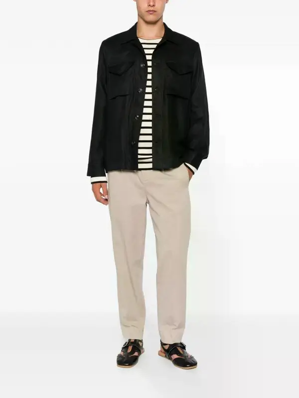 OFFICINA36 Button-fastening Pocket Overshirt