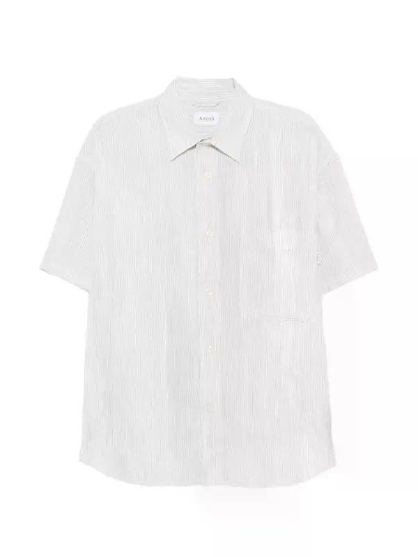 AMISH SUPPLIES Striped Short-sleeve Shirt