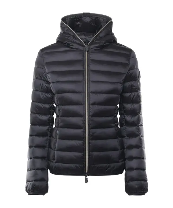 SAVE THE DUCK Alexis Hooded Puffer Jacket - Black