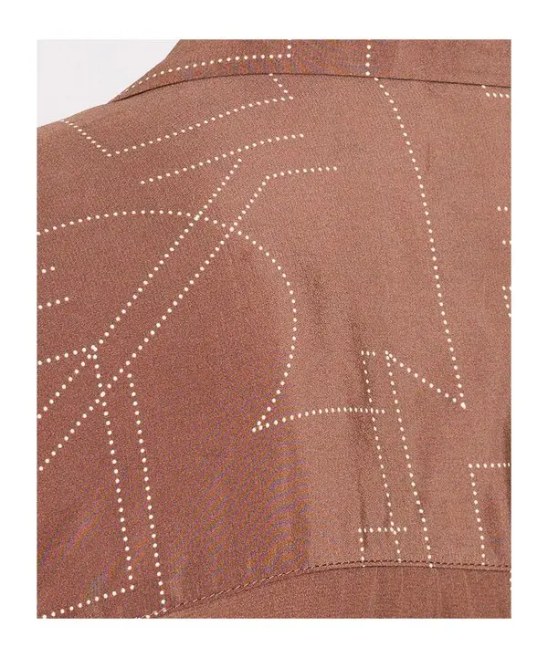 Officine Générale Mabelle Printed Long Sleeve Shirt
