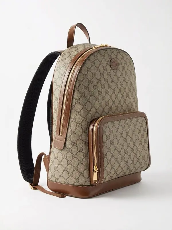 Gucci Gg Supreme Backpack - Nude