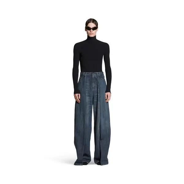 Balenciaga Wide Leg Jeans