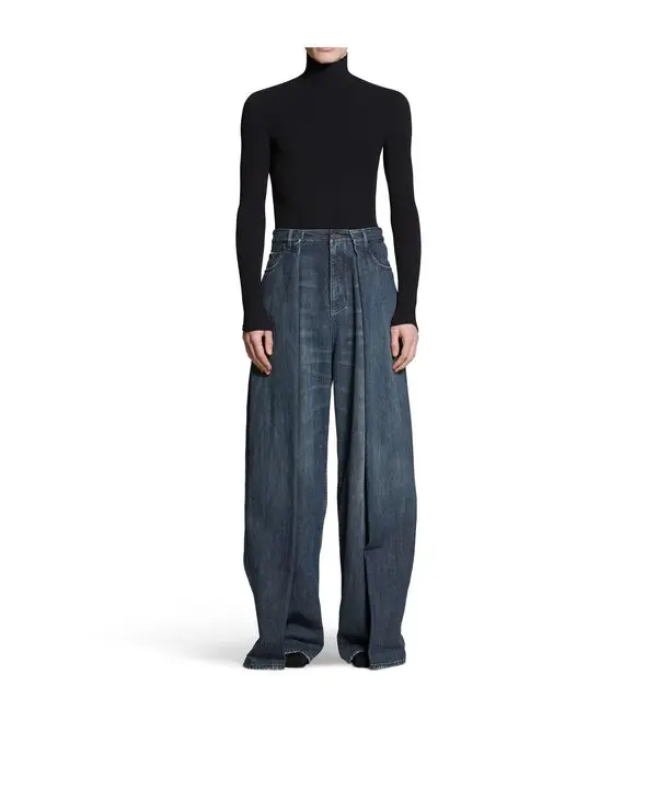 Balenciaga Wide Leg Jeans