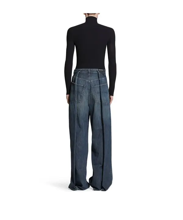 Balenciaga Wide Leg Jeans