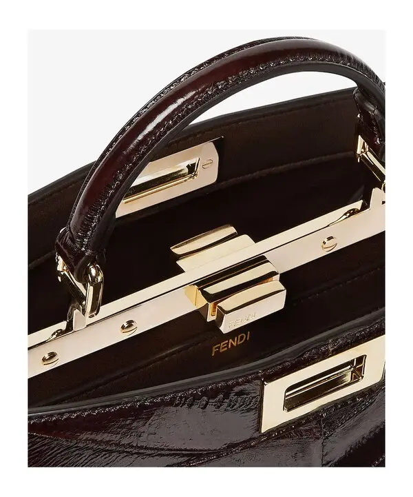 Fendi Peekaboo Iseeu Small Bag - Brown