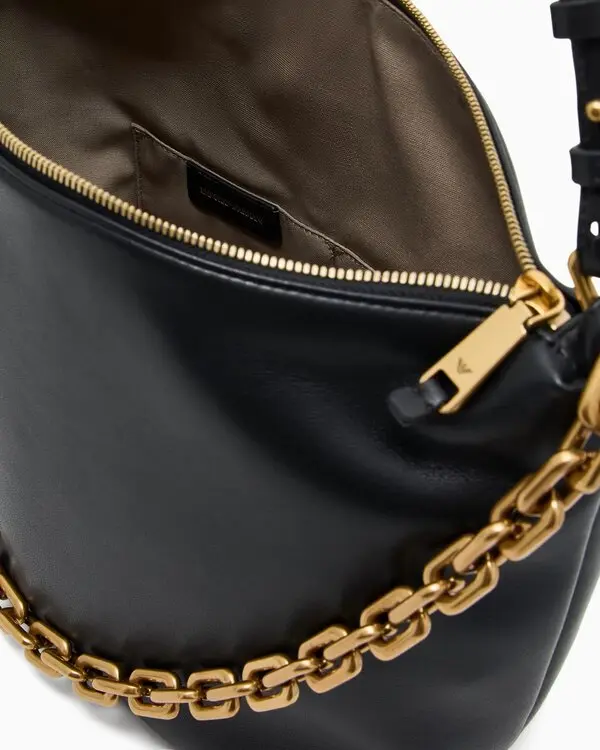 Emporio Armani Chain-link Medium Hobo Bag