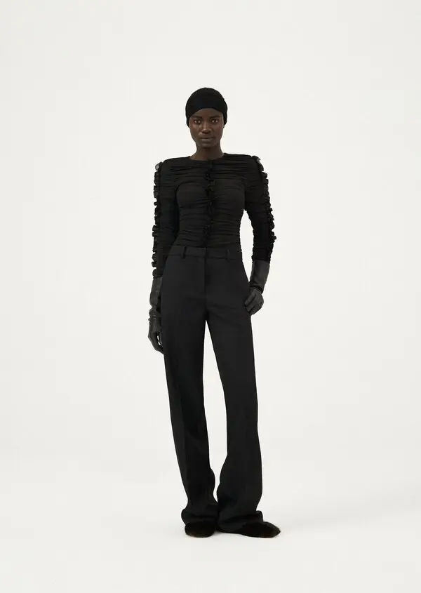 Magda Butrym Belt-loop Pleated Pants