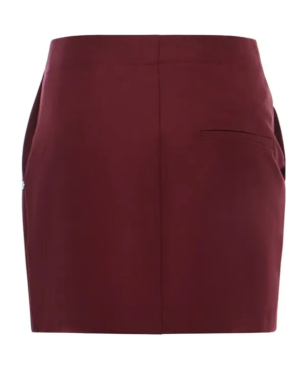 OTTOD'AME Wool-blend Pocket Skirt