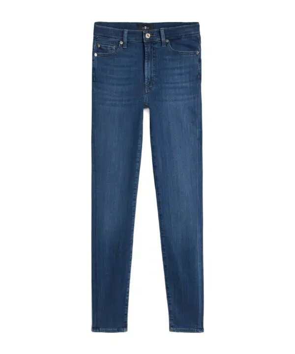 7 For All Mankind High Waist Skinny Jeans