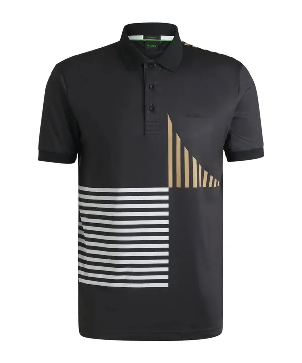 Hugo Boss Paddy Stripe Detailed Polo Shirt