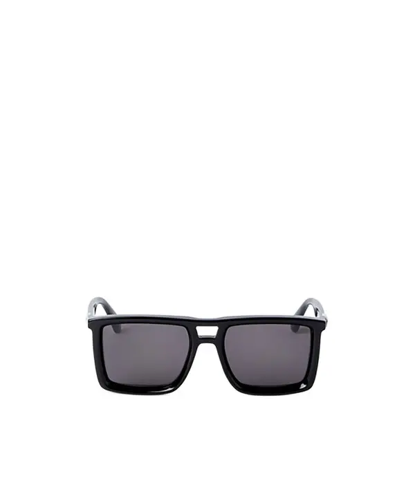 Off-White Full Frame Rectangle Sunglasses - Gray