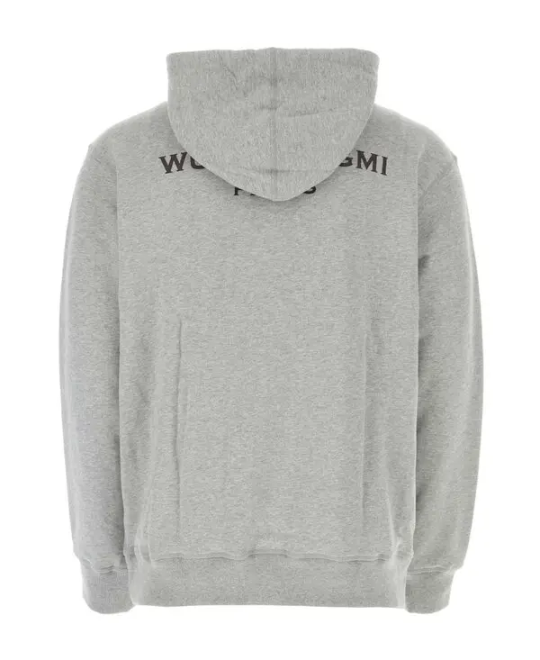 WOOYOUNGMI Long-sleeved Hoodie With Logo Detailing