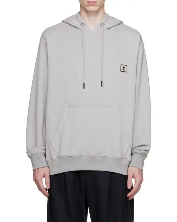 WOOYOUNGMI Long-sleeved Hoodie With Logo Detailing