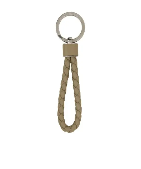 Bottega Veneta Intrecciato Braided Leather Key Ring