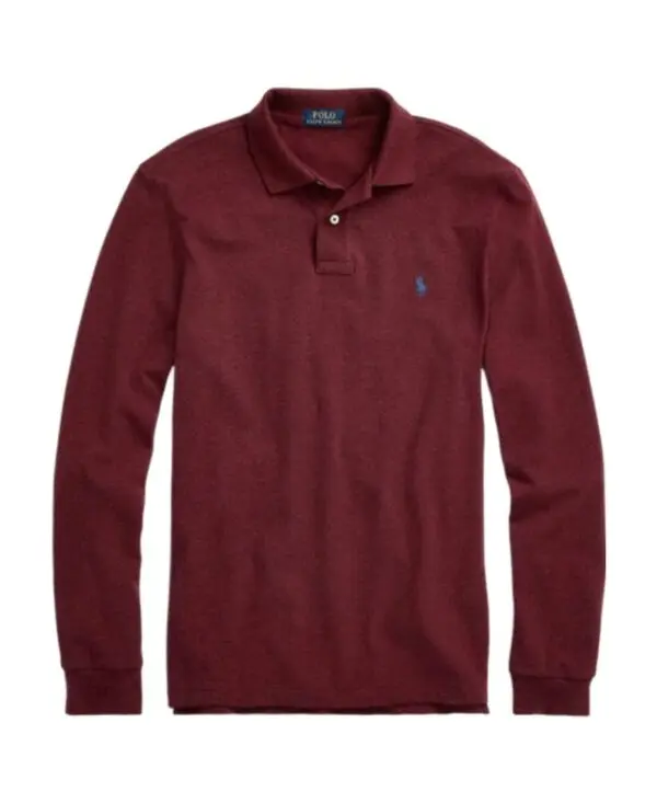 Polo Ralph Lauren Pony Embroidered Long-sleeved Polo Shirt