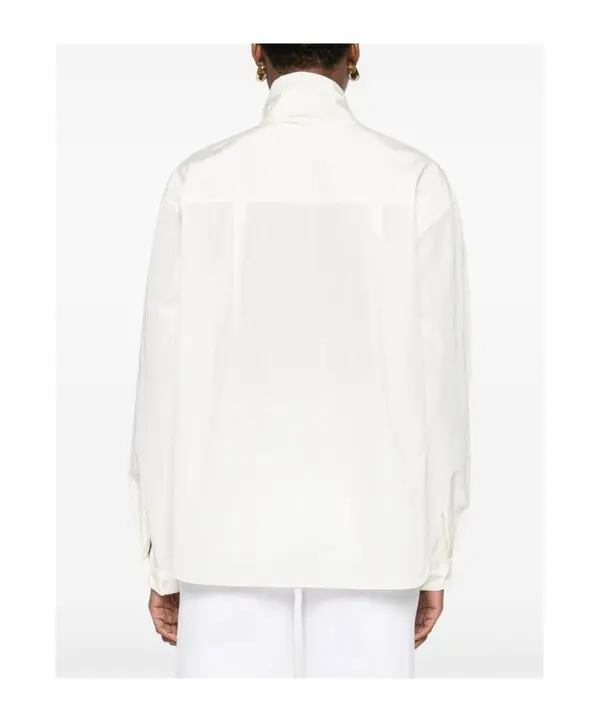 FORTE_FORTE Detachable Bow Shirt