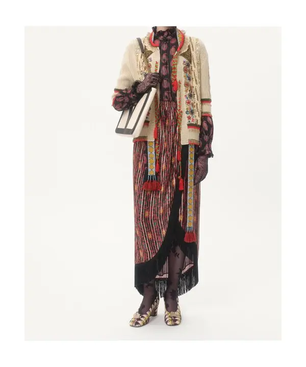 Valentino Garavani Embellished Wool Cardigan