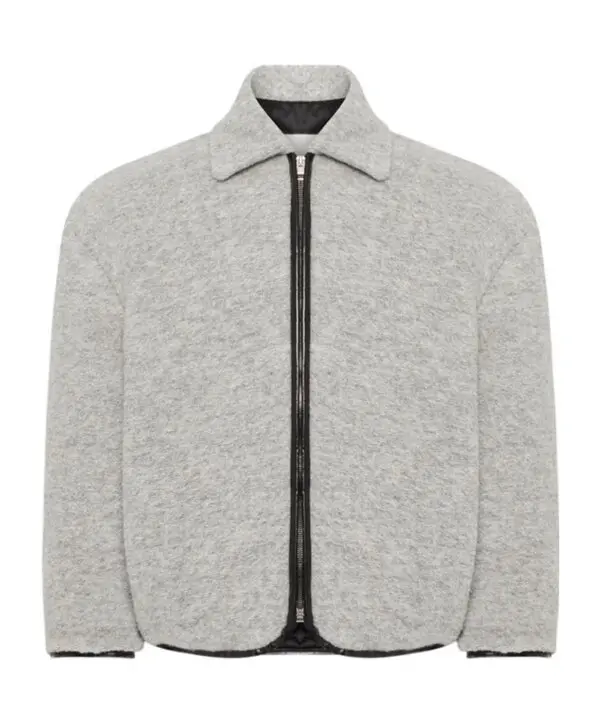 J.W.ANDERSON Zip-front Fleece Jacket With Embossed Logo