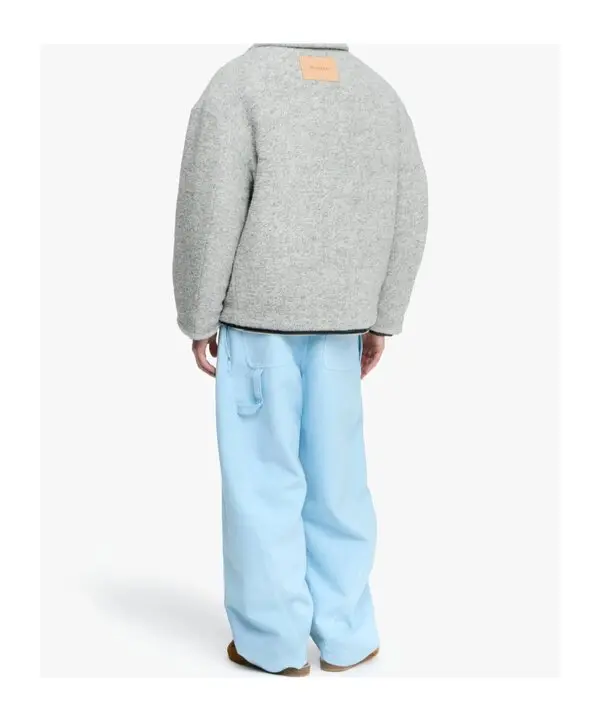 J.W.ANDERSON Zip-front Fleece Jacket With Embossed Logo