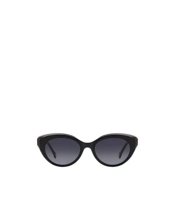 Carolina Herrera Cat Eye Frame Full Rim Sunglasses - Black