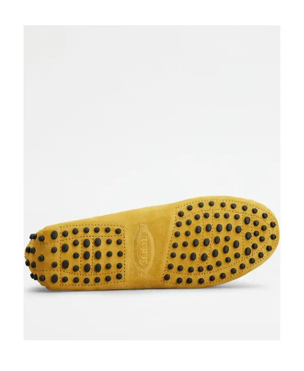 TOD'S Gommino Suede Loafers - Brown